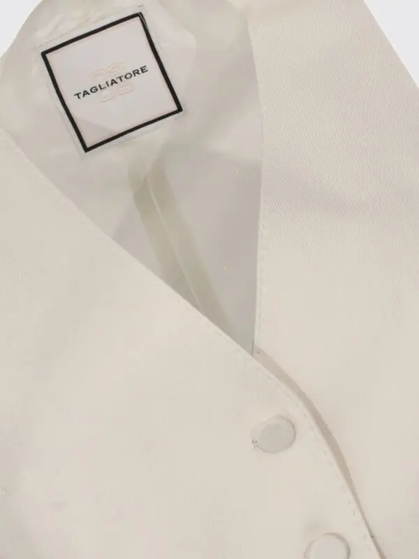 Tagliatore Single-breasted Slim Fit Tailored Linen Waistcoat