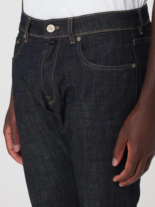 Incotex Mid-rise Slim Fit Cotton Jeans