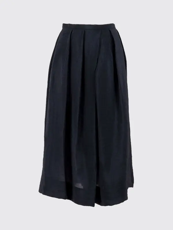 Emporio Armani Lyocell Blend Midi Skirt