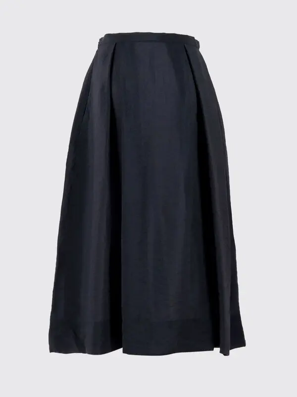 Emporio Armani Lyocell Blend Midi Skirt