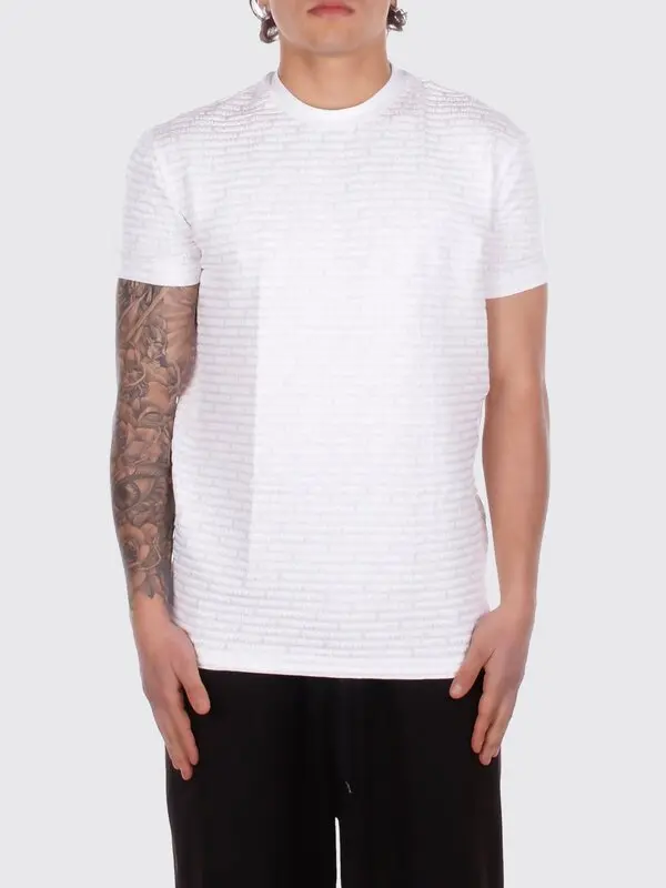 Dsquared2 Cotton T-shirt With All-over Logo