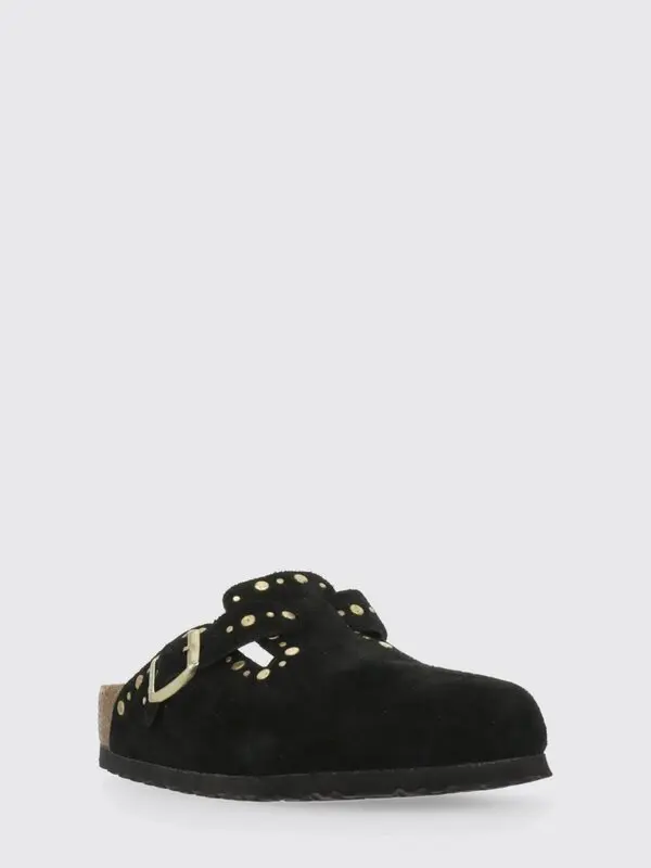BIRKENSTOCK Boston Rivet Suede Mules With Studs