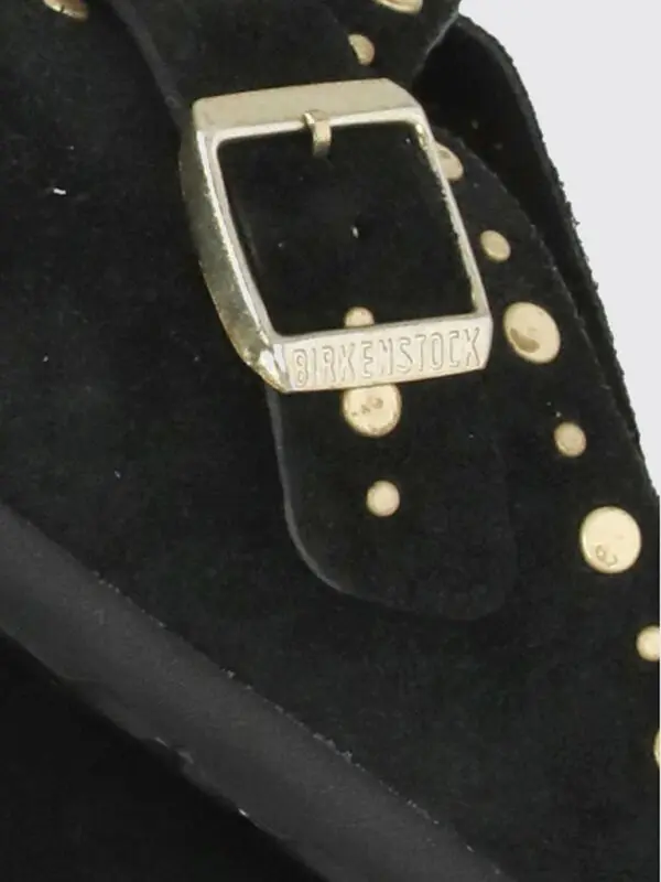 BIRKENSTOCK Boston Rivet Suede Mules With Studs