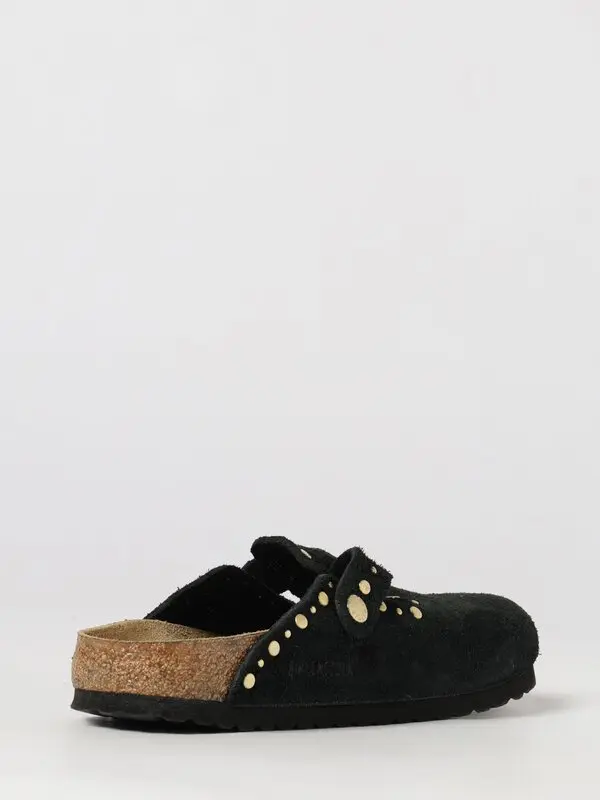 BIRKENSTOCK Boston Rivet Suede Clogs
