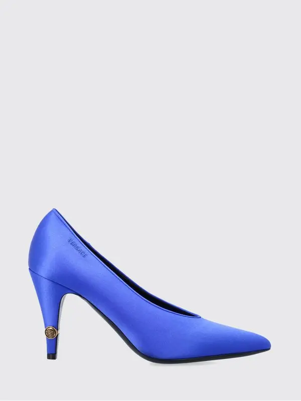 Versace Satin Pumps - Blue