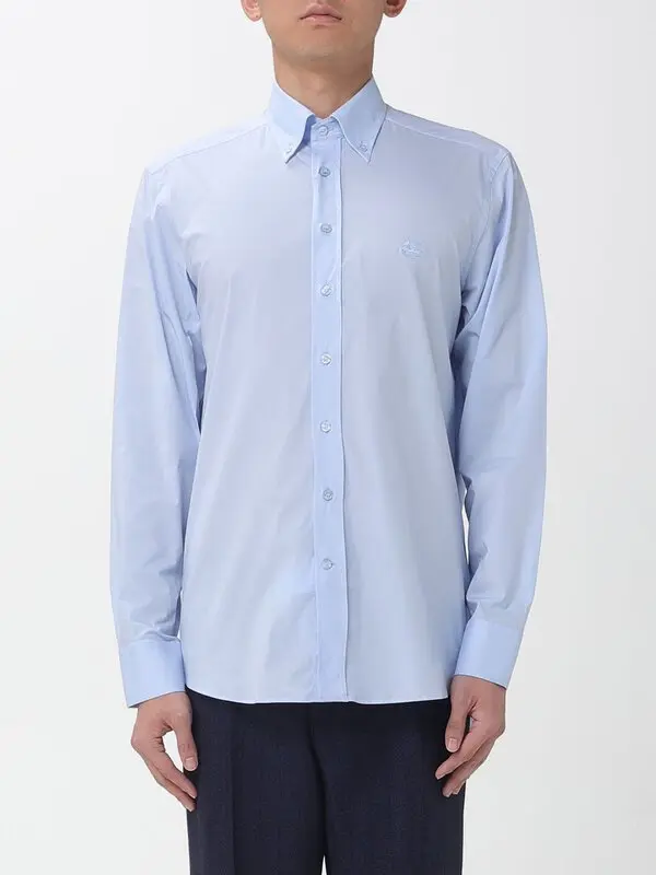 Etro Shirt Colour - Gnawed Blue
