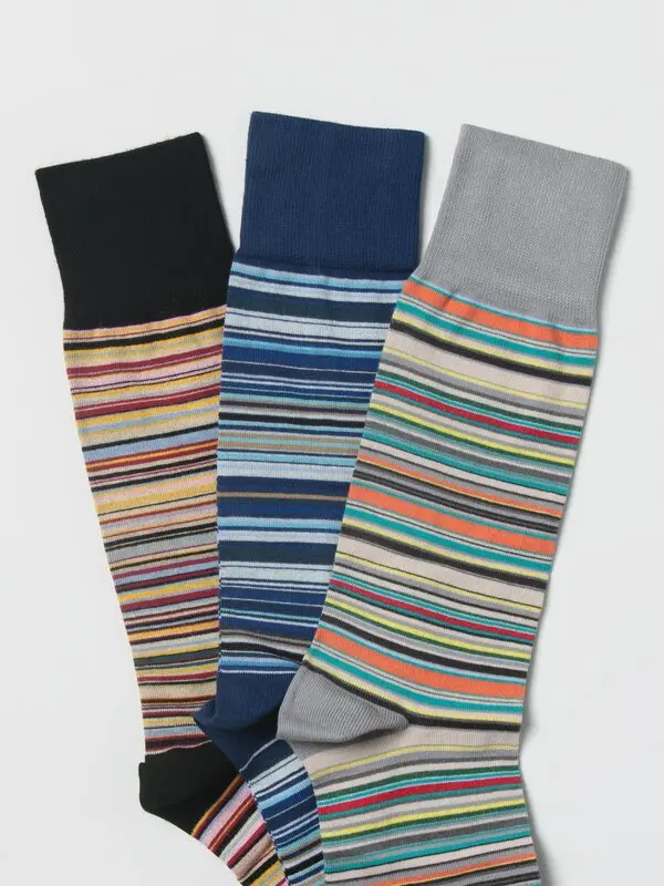Paul Smith Striped Crew Socks