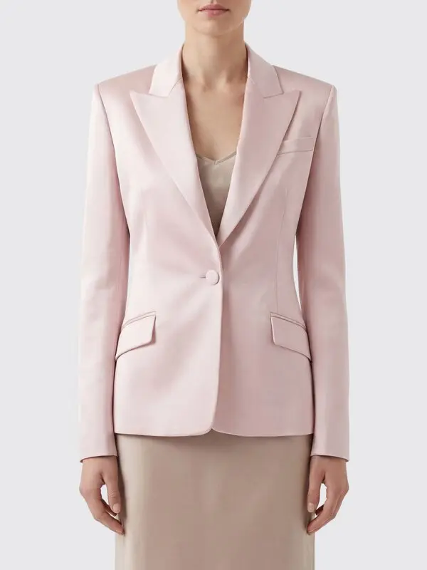 Andamane Single-breasted Crepe Blazer