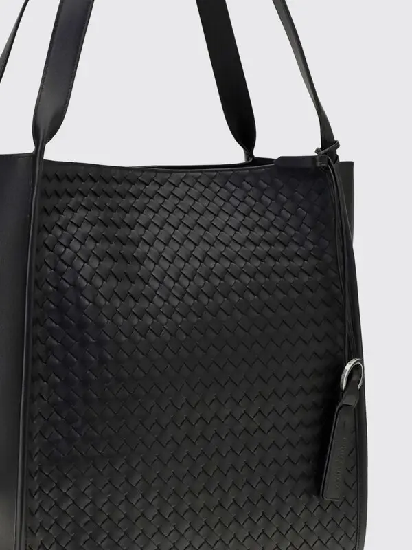 Bottega Veneta Woven Leather Corriere Bag