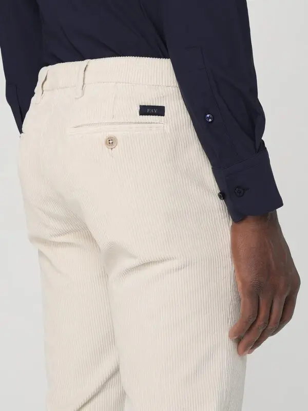 FAY Trousers Colour - Ivory