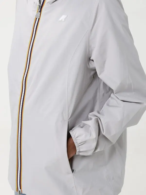 K-WAY Marguerite Technical Fabric Jacket - Grey