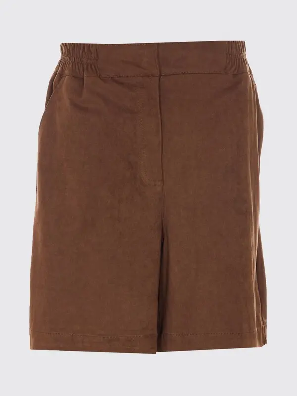 URBANCODE Faux Suede High-waisted Shorts - Brown