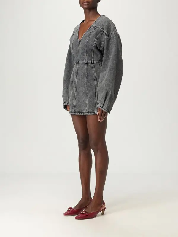 HAIKURE Denim V-neck Dress