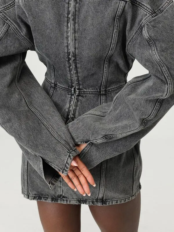 HAIKURE Denim V-neck Dress