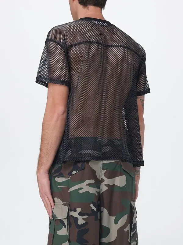 Obey Mesh T-shirt With Logo - Black
