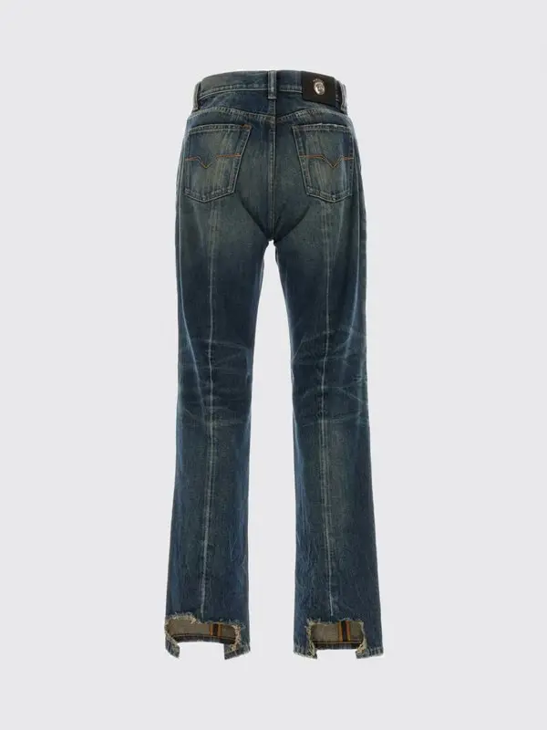 Versace Used Denim Straight Jeans