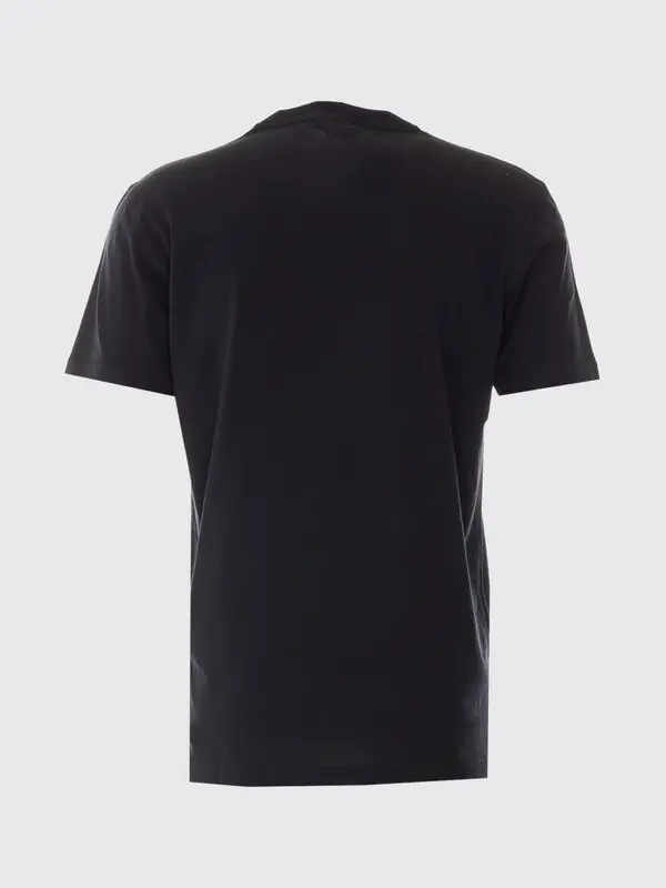 Dolce & Gabbana Contrast Logo And Trim Cotton T-shirt - Blue