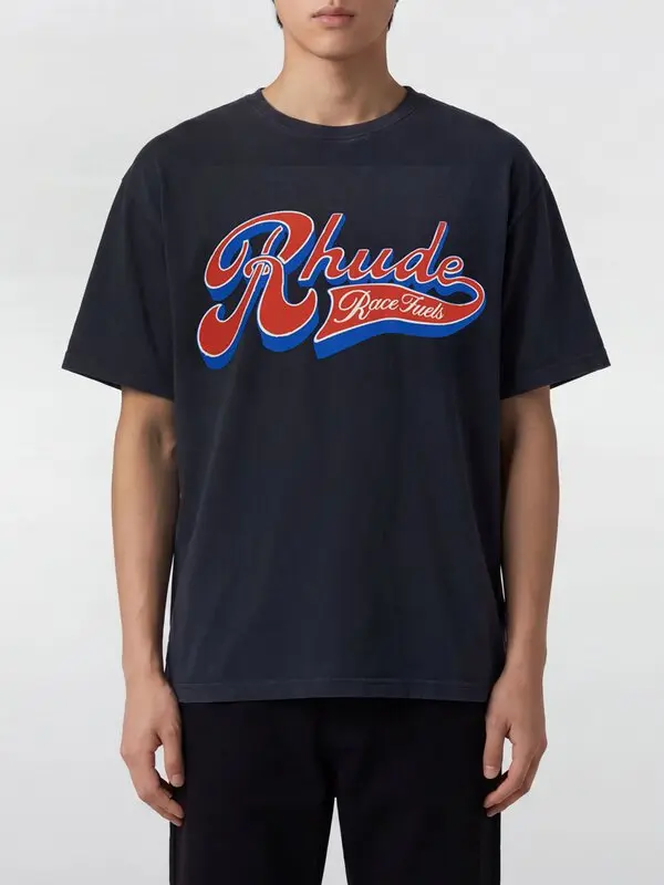 Rhude Cotton T-shirt With Logo