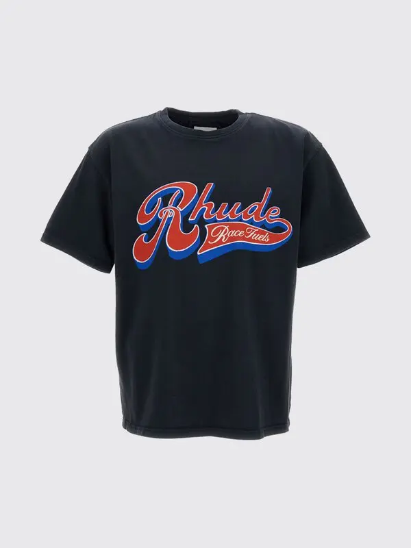Rhude Cotton T-shirt With Logo