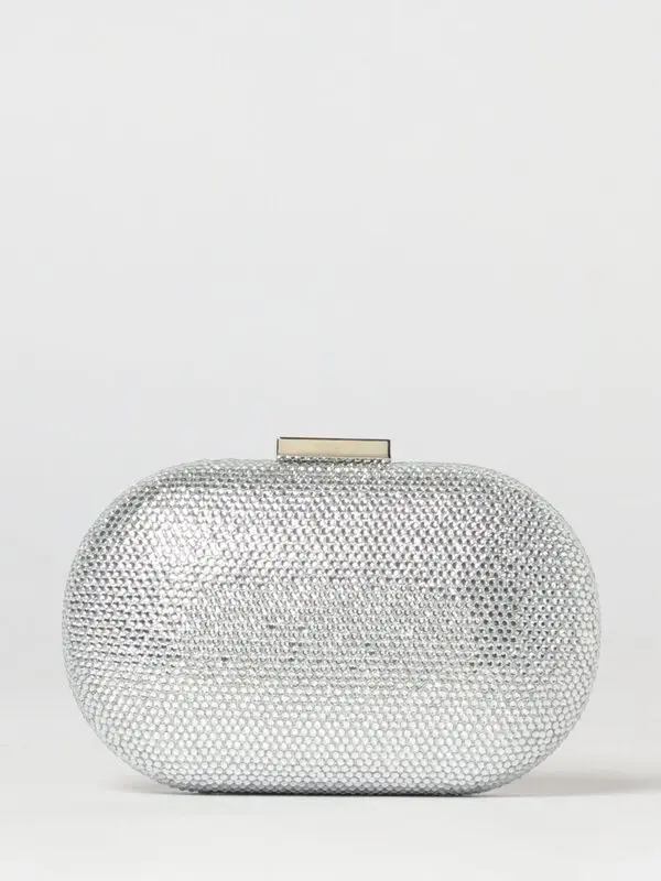TWENTY FOURHAITCH Sunrise Crystal Clutch - Silver