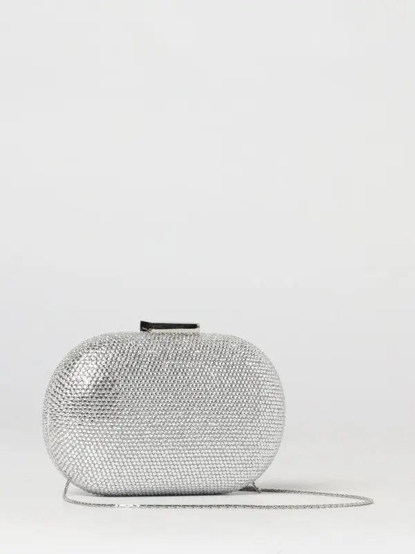 TWENTY FOURHAITCH Sunrise Crystal Clutch - Silver