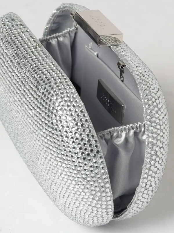 TWENTY FOURHAITCH Sunrise Crystal Clutch - Silver