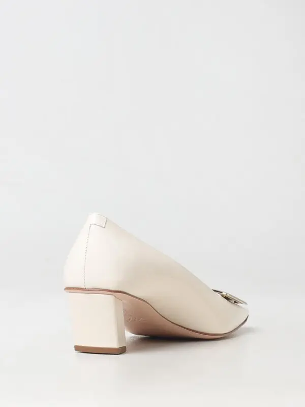 ROGER VIVIER Buckled Court Shoes - White