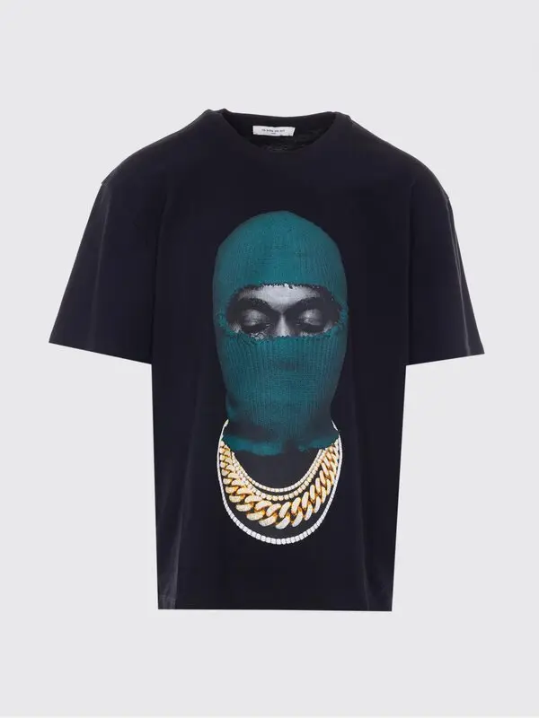 IH NOM UH NIT Printed Cotton T-shirt - Black