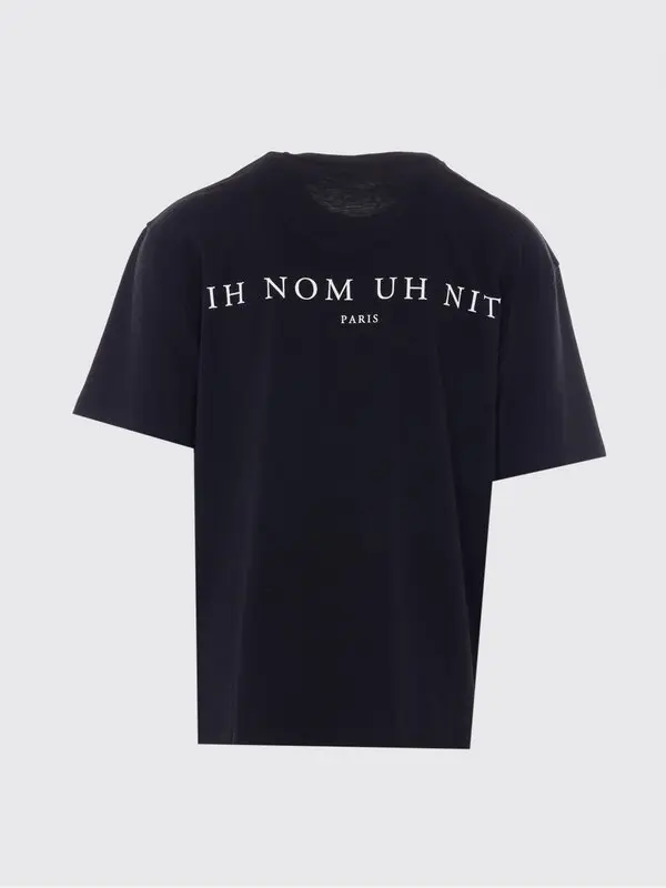 IH NOM UH NIT Printed Cotton T-shirt - Black