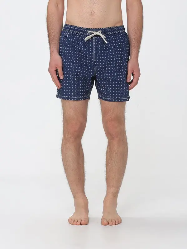 MC2 SAINT BARTH Nylon Printed Swim Shorts - Blue