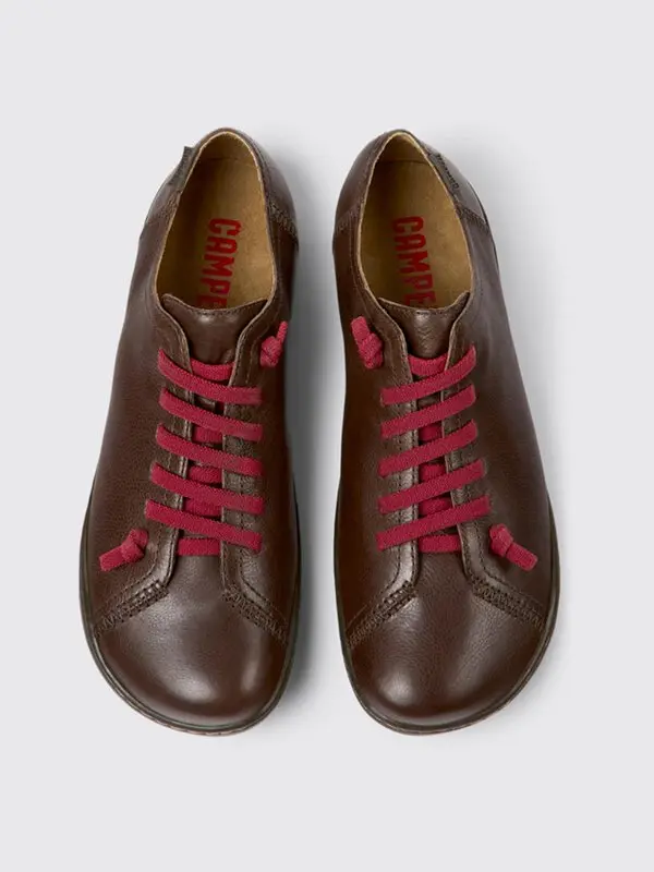Camper Leather Lace-up Sneakers - Brown