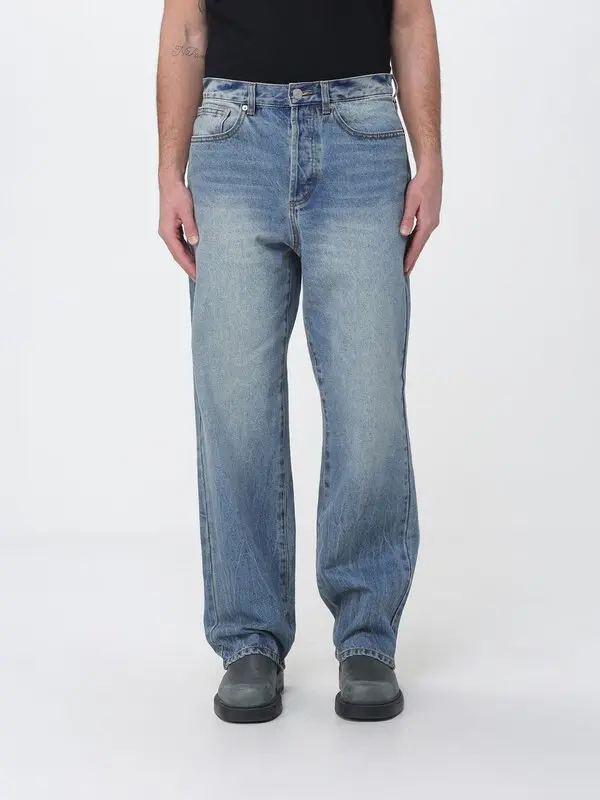 Obey Cotton Wide-leg Jeans