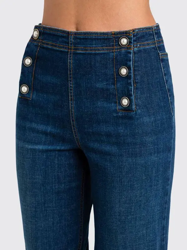TWINSET Wide-leg Stretch Jeans