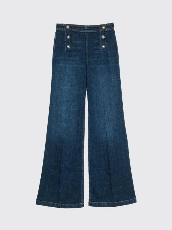 TWINSET Wide-leg Stretch Jeans