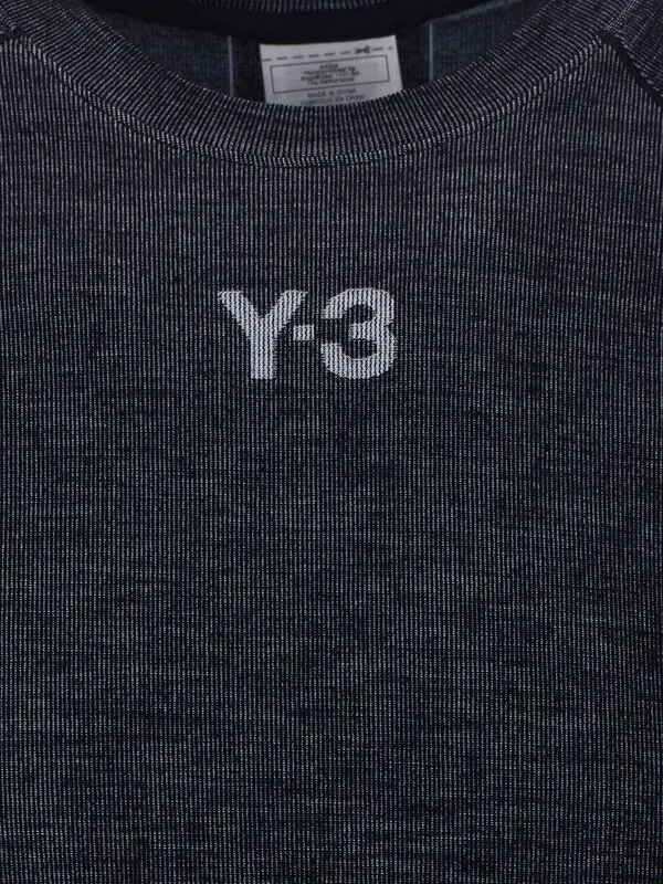 Y3 Printed Wool Blend T-shirt