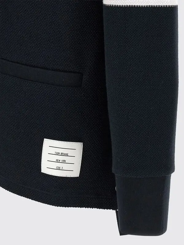 Thom Browne Cotton Cardigan - Blue