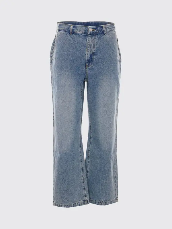 DUNST Wide-leg Cotton Denim Jeans