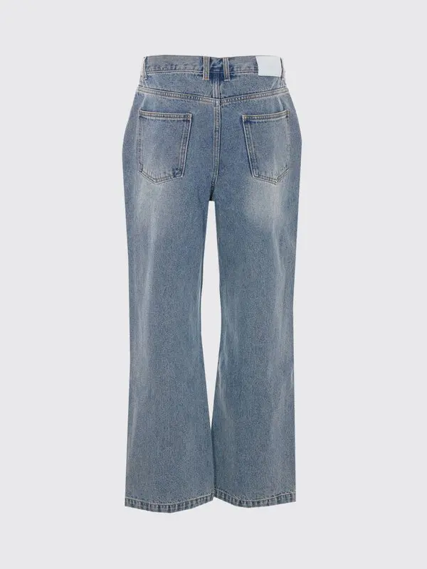 DUNST Wide-leg Cotton Denim Jeans