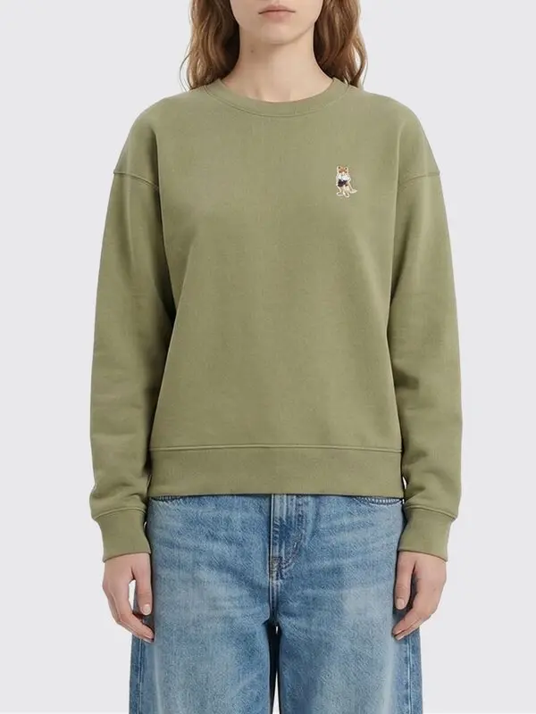 Maison Kitsuné Cotton Crew Neck Sweatshirt