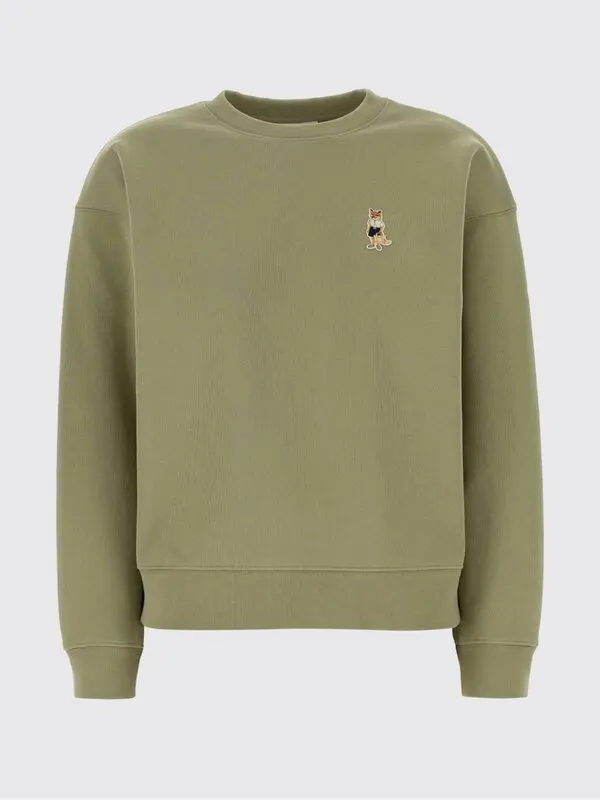 Maison Kitsuné Cotton Crew Neck Sweatshirt