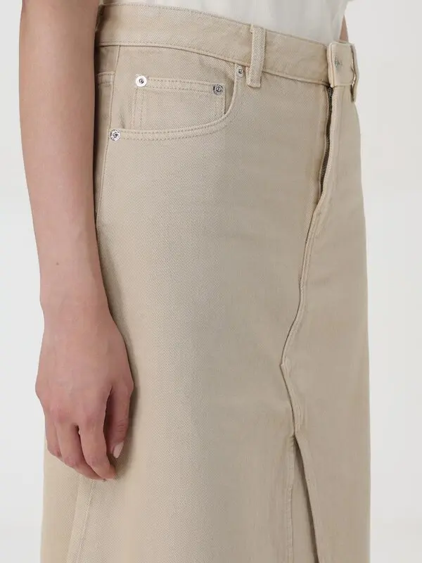 Tory Burch Denim Midi Skirt