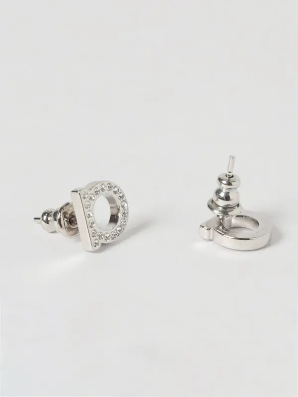 FERRAGAMO Gancini Crystal Stud Earrings