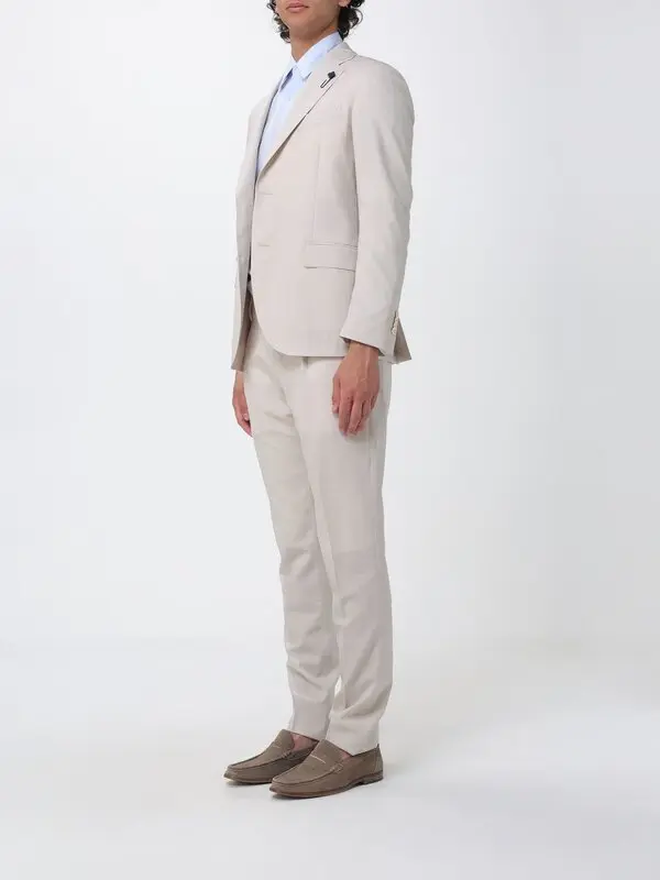 LARDINI Single-breasted Virgin Wool Dress
