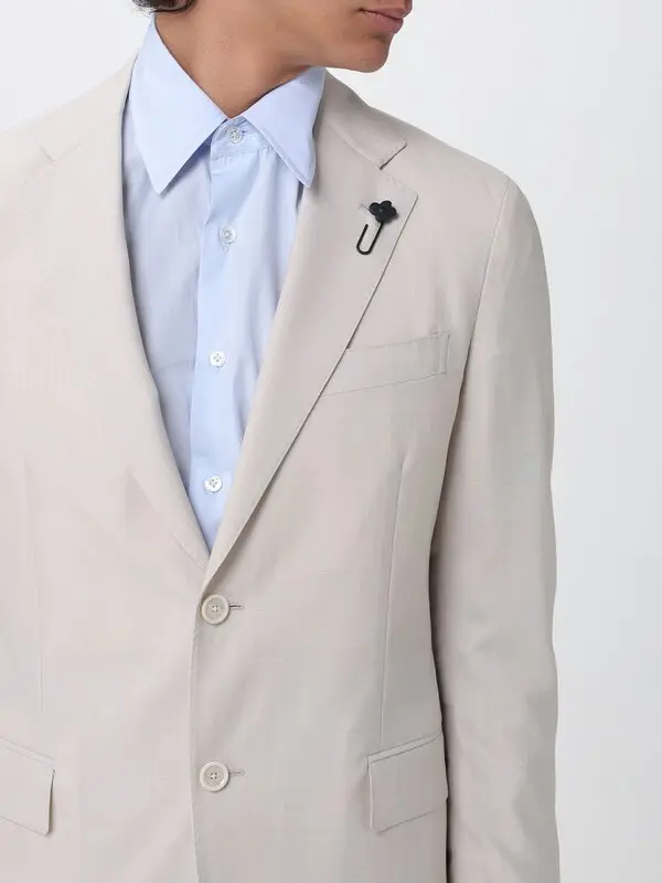 LARDINI Single-breasted Virgin Wool Dress