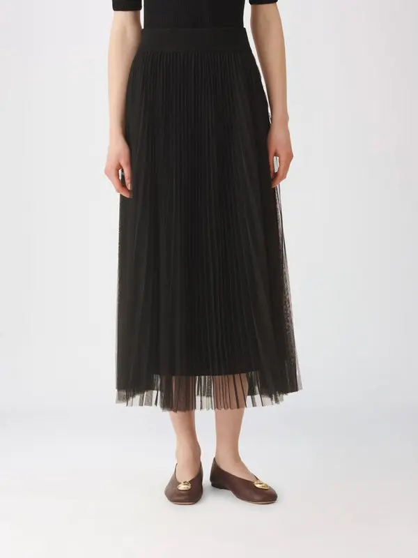 Fabiana Filippi Pleated Tulle Skirt