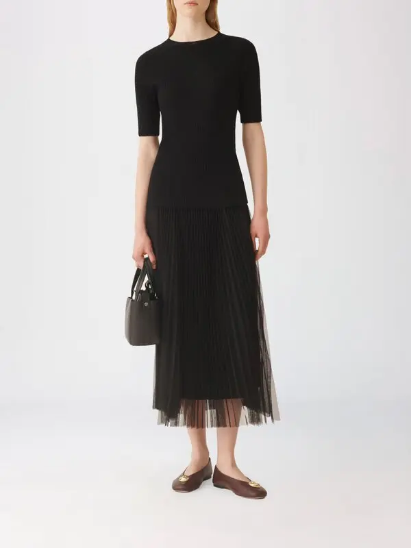 Fabiana Filippi Pleated Tulle Skirt