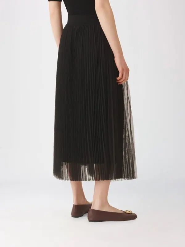 Fabiana Filippi Pleated Tulle Skirt