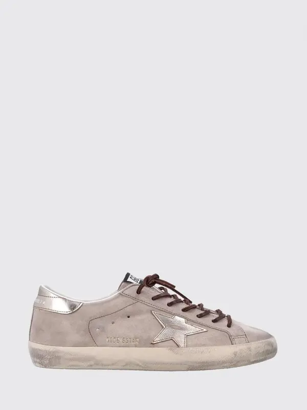 GOLDEN GOOSE Super-star Distressed Suede Leather Sneakers