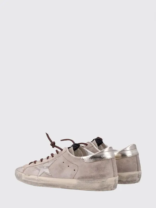 GOLDEN GOOSE Super-star Distressed Suede Leather Sneakers