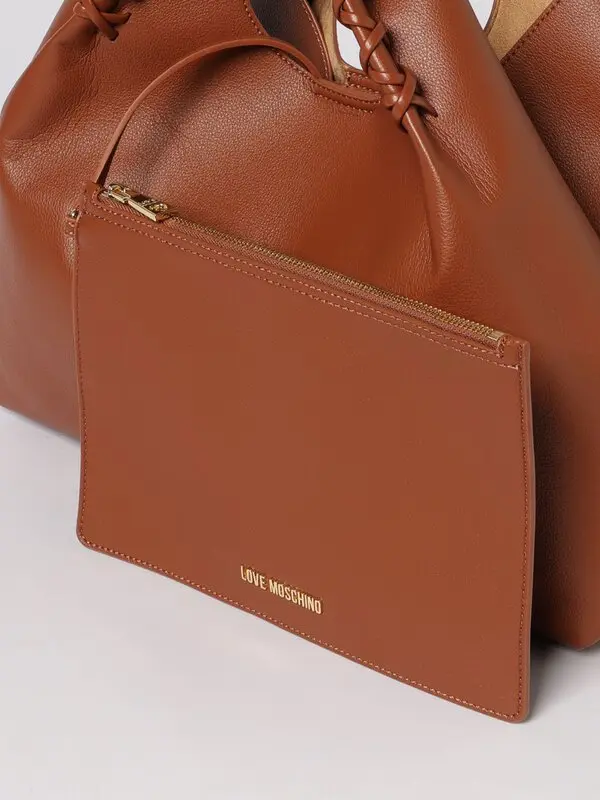 Moschino Faux Leather Shoulder Bag